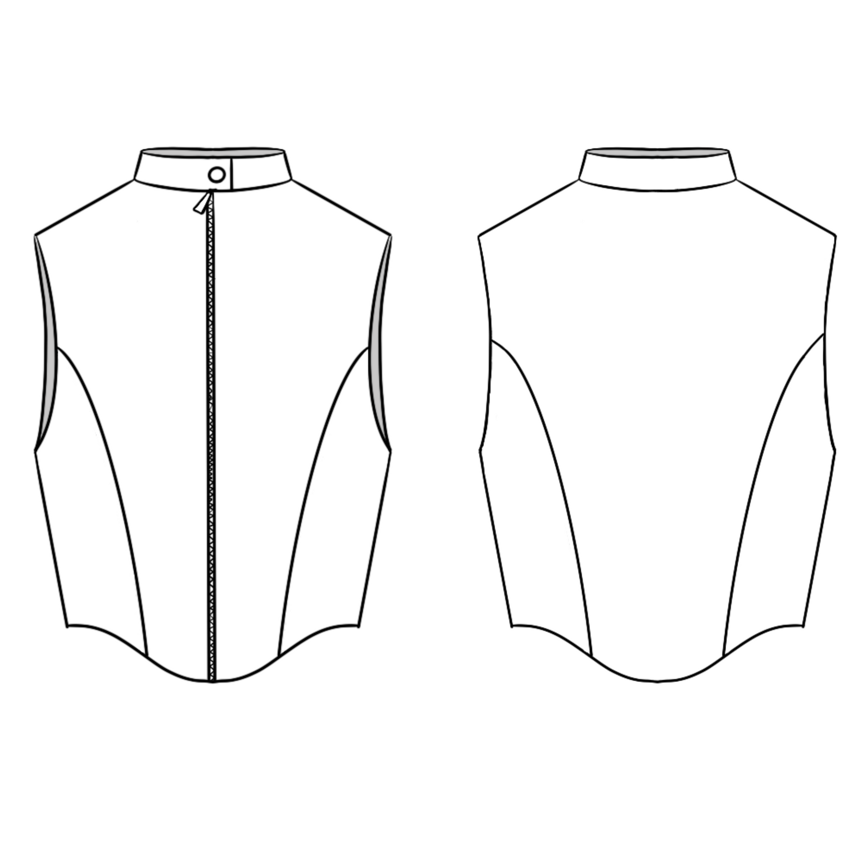 Zip Up Vest PDF Sewing Pattern – VAED Slow Fashion Studio